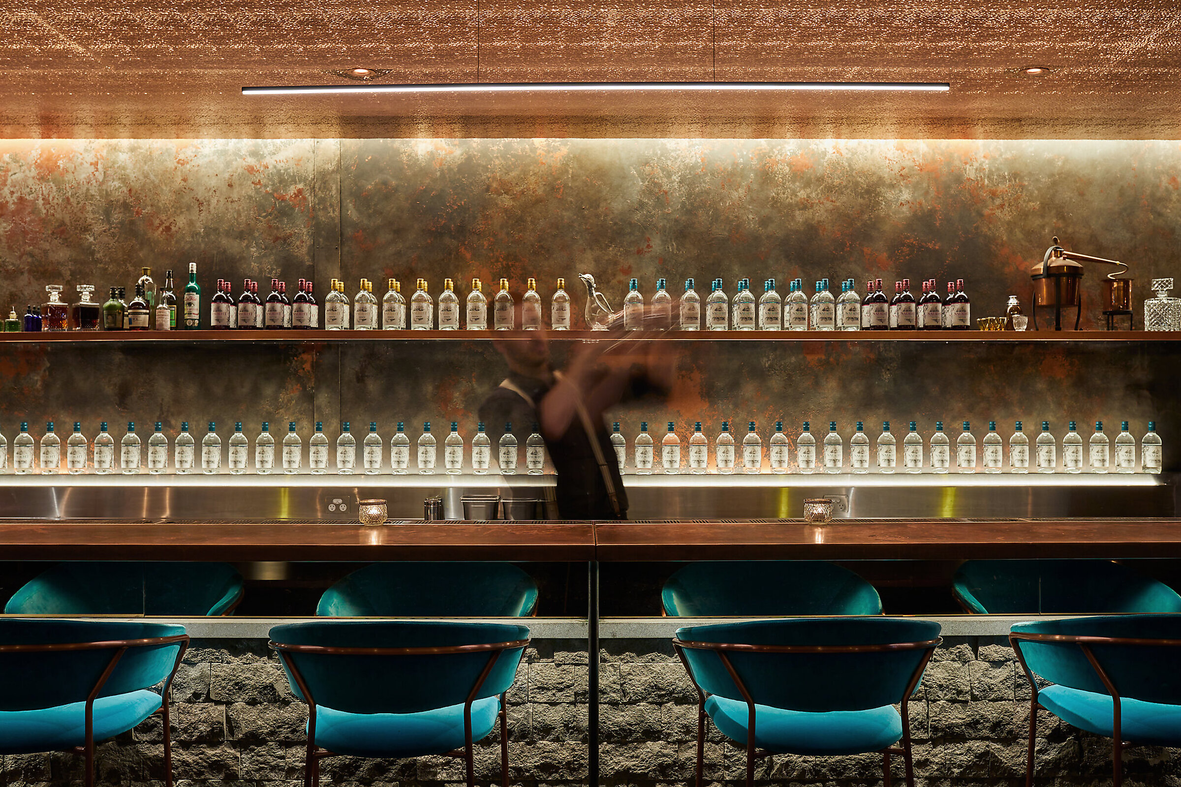 Naught Gin by Studio Y | Best Bar Design 2022 | Eat Drink Design Awards