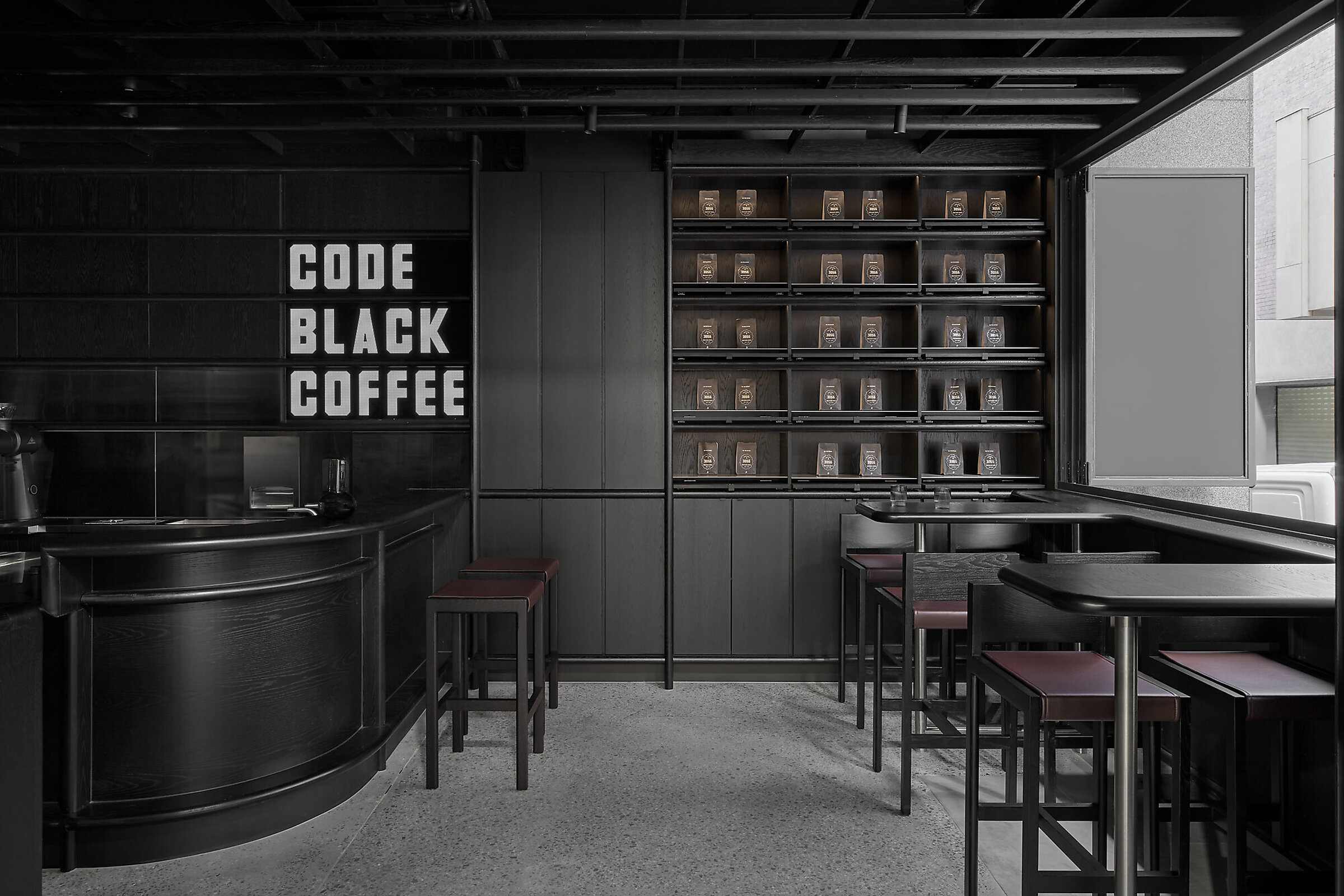 Code Black - Morning Bar by We are Humble | Best Café Design 2024 | Eat ...